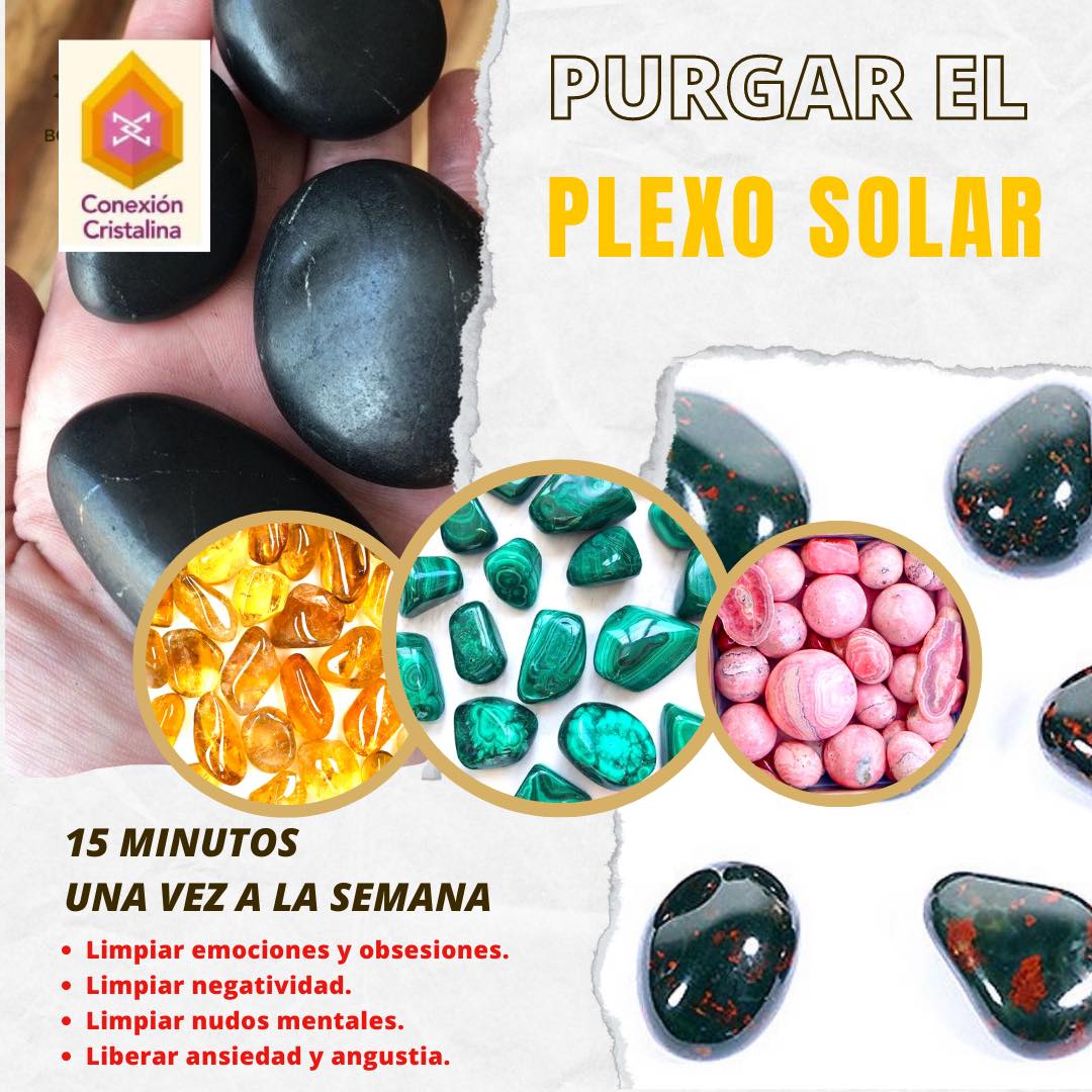 PURGAR EL PLEXO SOLAR CON CRISTALES - Conexión Cristalina